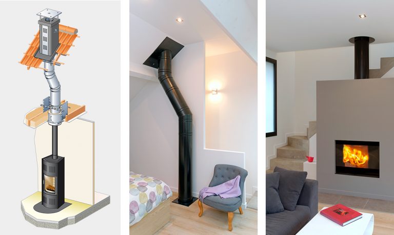 Photos de réalisations conduit, tubage et finitions - Cheminella